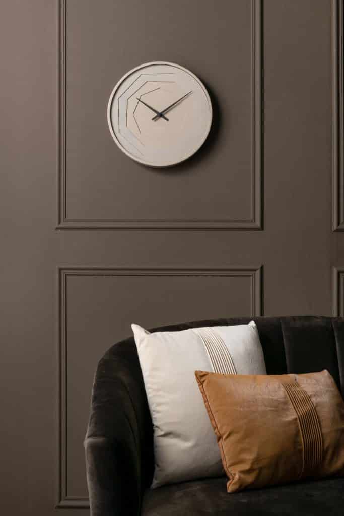 Karlsson Wall Clock Layered Origami Warm Grey D.30cm – Karlsson Clock